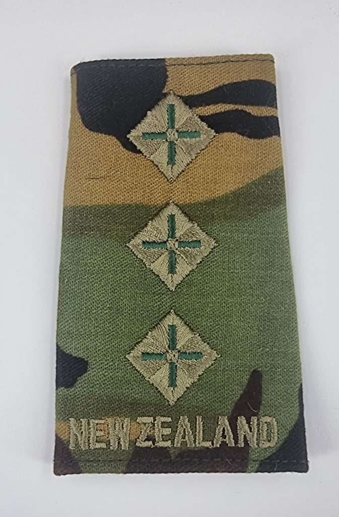 New Zealand DPM Army Captain Rank Slide - Trade In Military