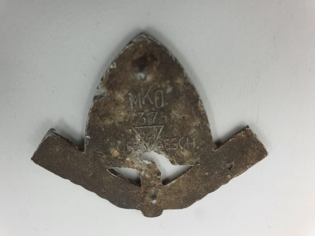 WWII German Reich Labour Service RAD Cap Badge - Trade In Military