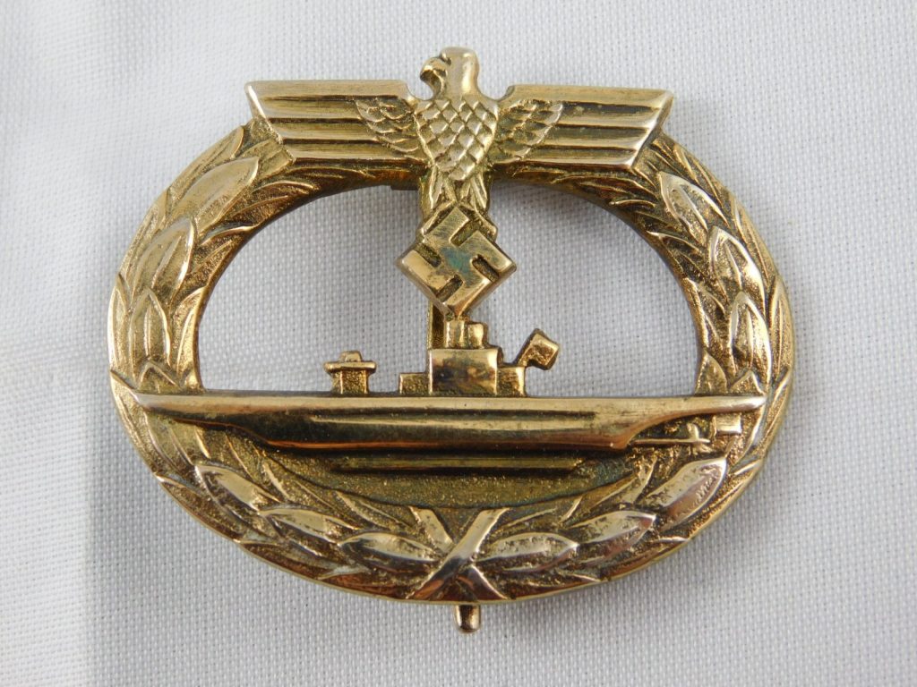 WWII German Naval Submarine Service Badge - Trade In Military