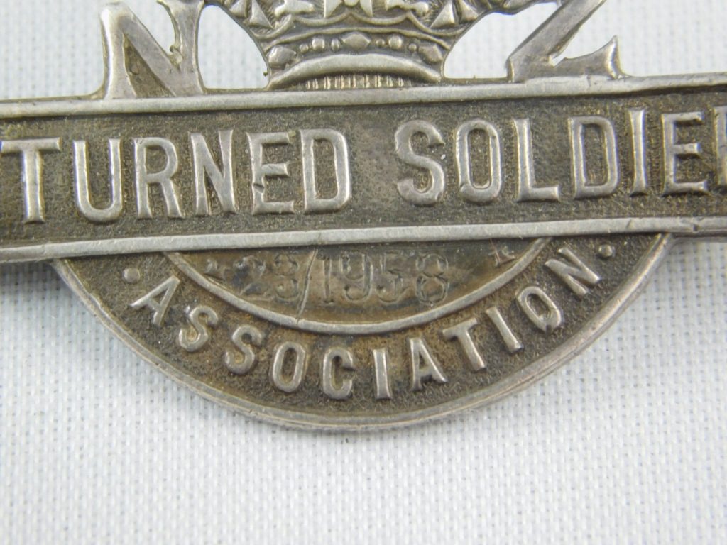 WWI New Zealand Returned Soldiers Association Badge Large RSA - Trade ...