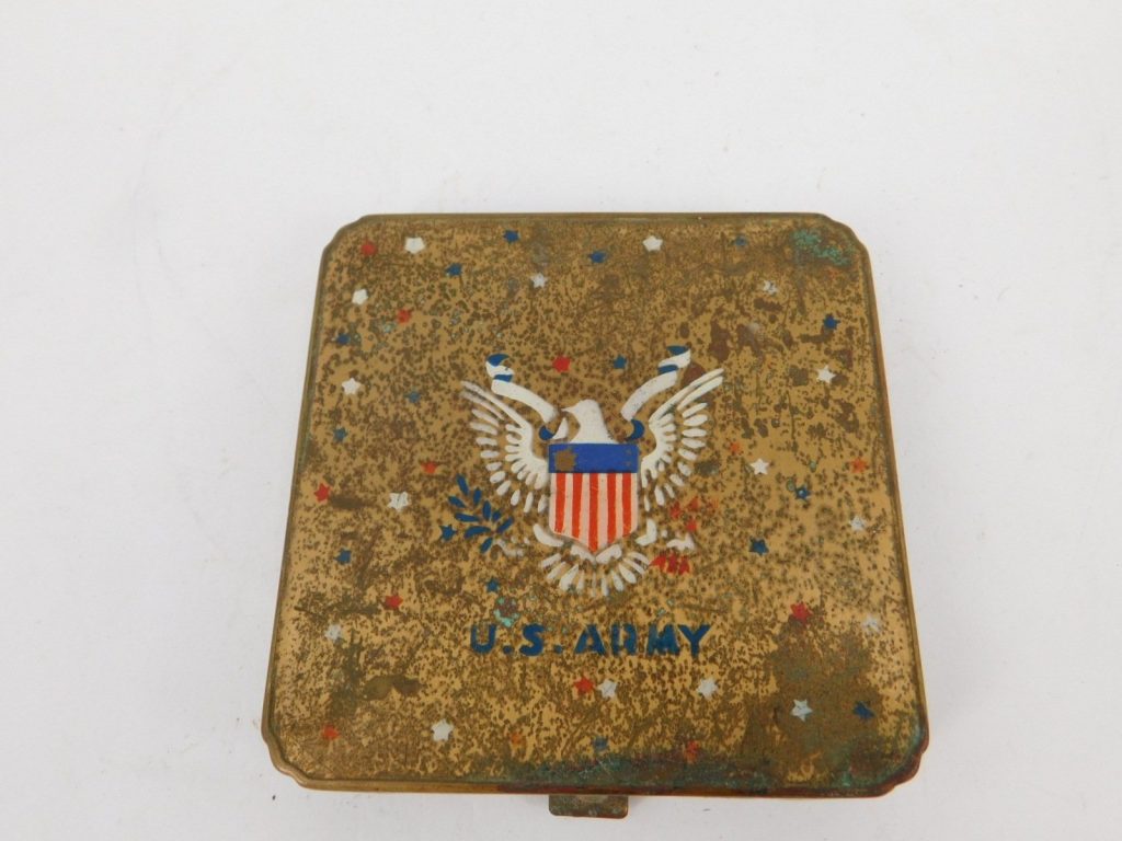 WWI US Army Cigarette Case with Photo Holder - Trade In Military