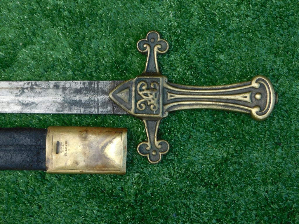 Victorian British 1856 Pattern Mark I Brass Hilted Drummers Sword ...