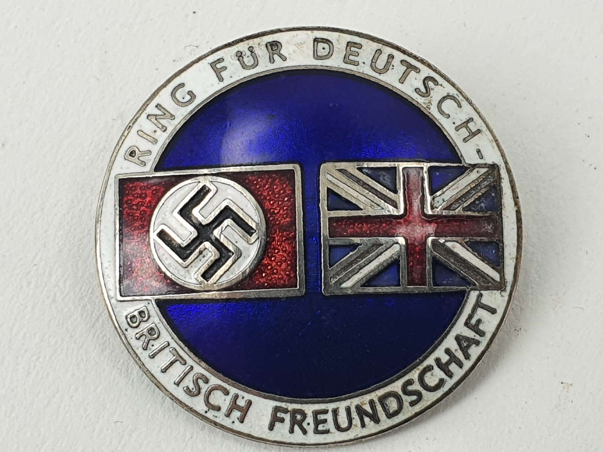 WWII German British Friendship Badge - Trade In Military