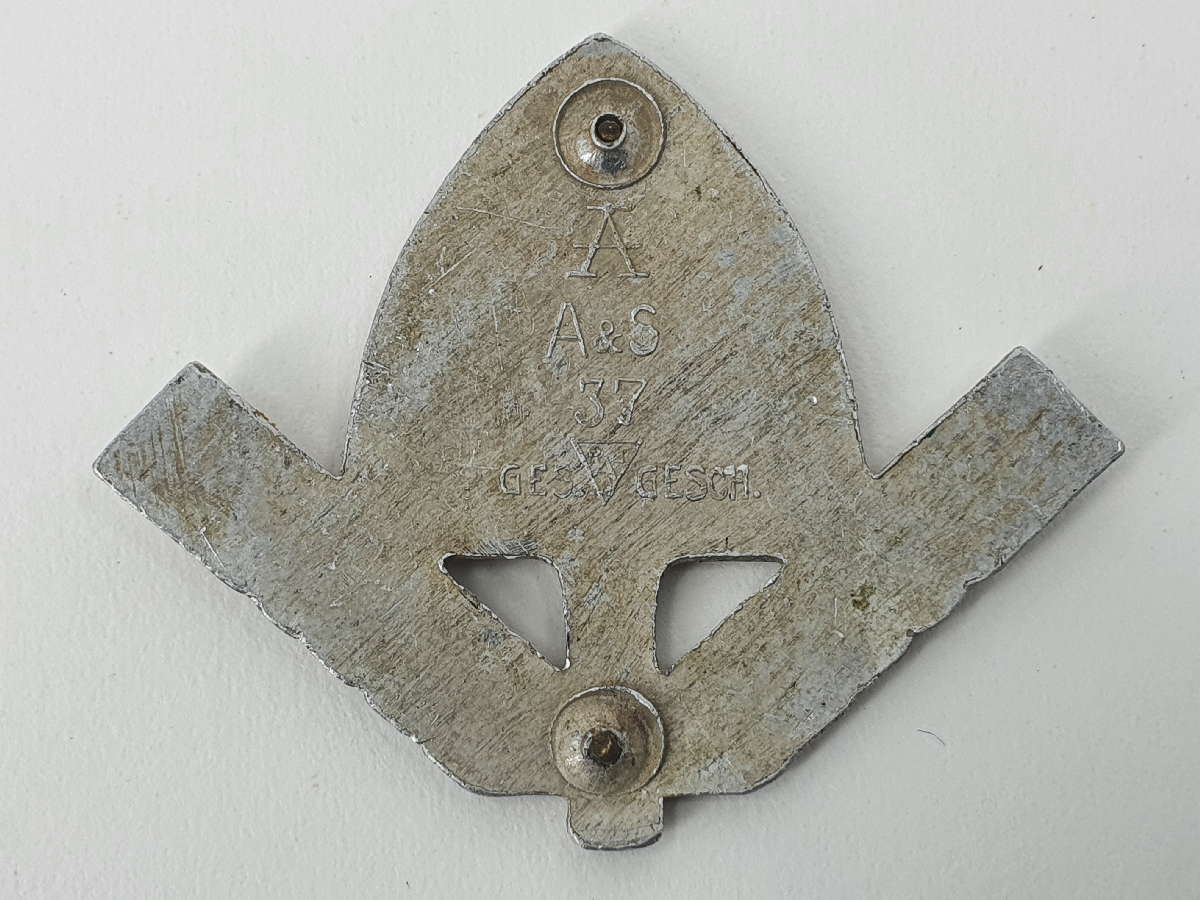 WWII German Reich Labour Service RAD Cap Badge - Trade In Military