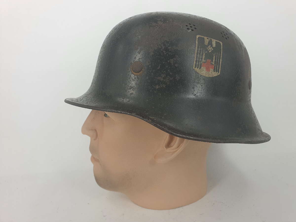 WWII German Red Cross Helmet - Trade In Military