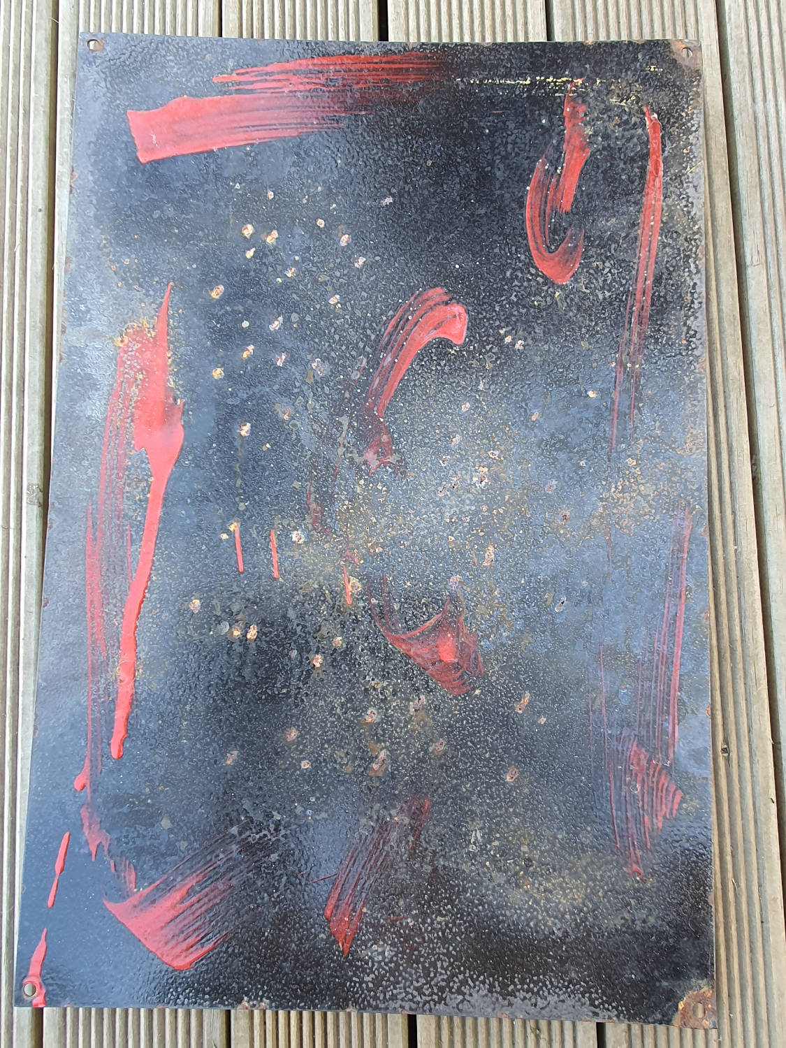 WWII German Hitler Party Metal Sign - Trade In Military