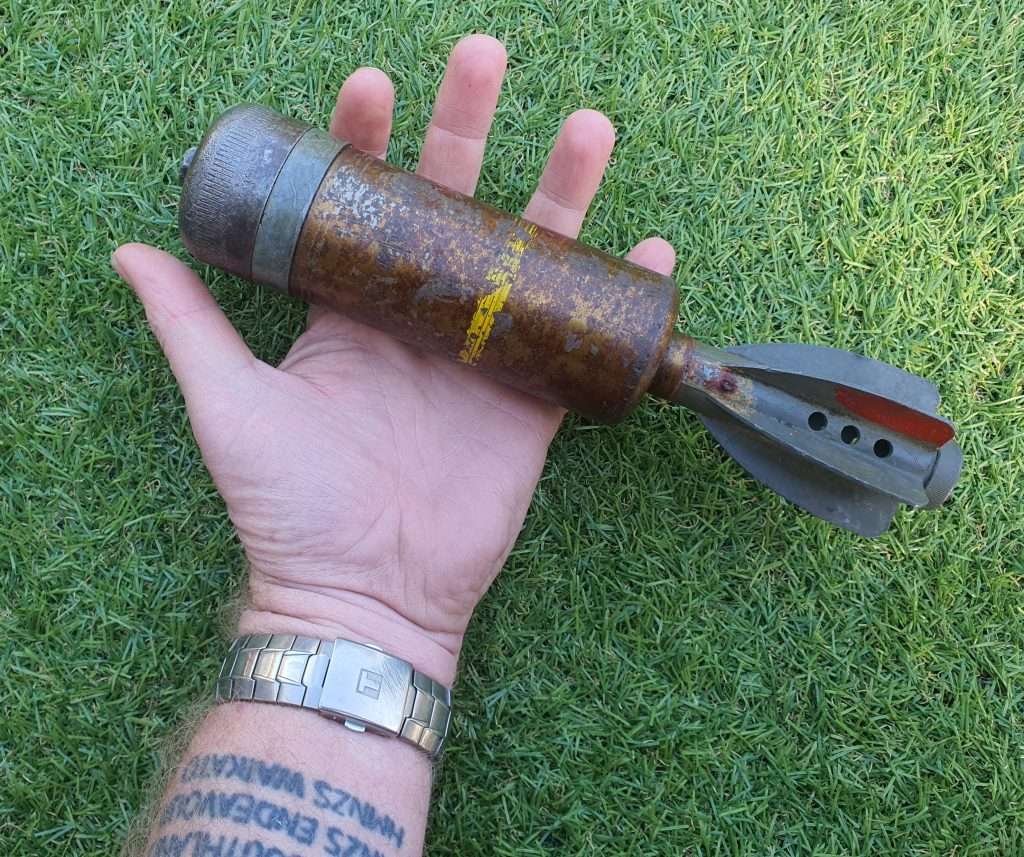 WWII New Zealand made 2" Mortar dated 1943 - Trade In Military