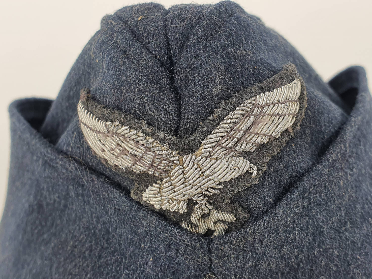 WWII German Officers Luftwaffe Overseas Side Cap - Trade In Military
