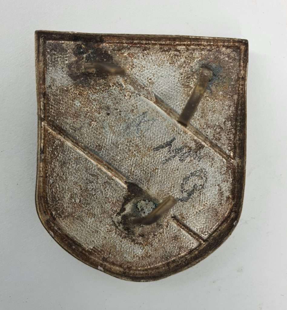 WWII German Heer Tropical Helmet Eagle Shield Set - Trade In Military