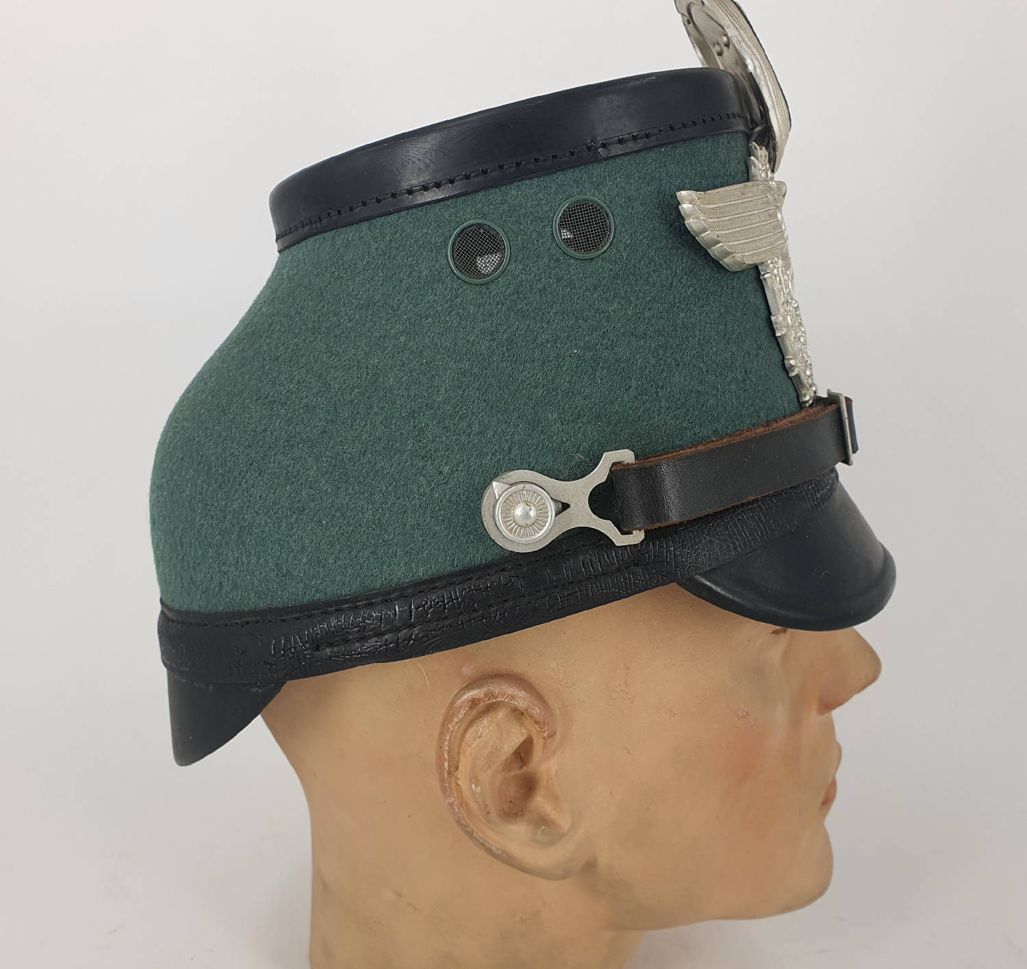 WWII German Urban Police Shako Named and Dated 1938 - Trade In Military