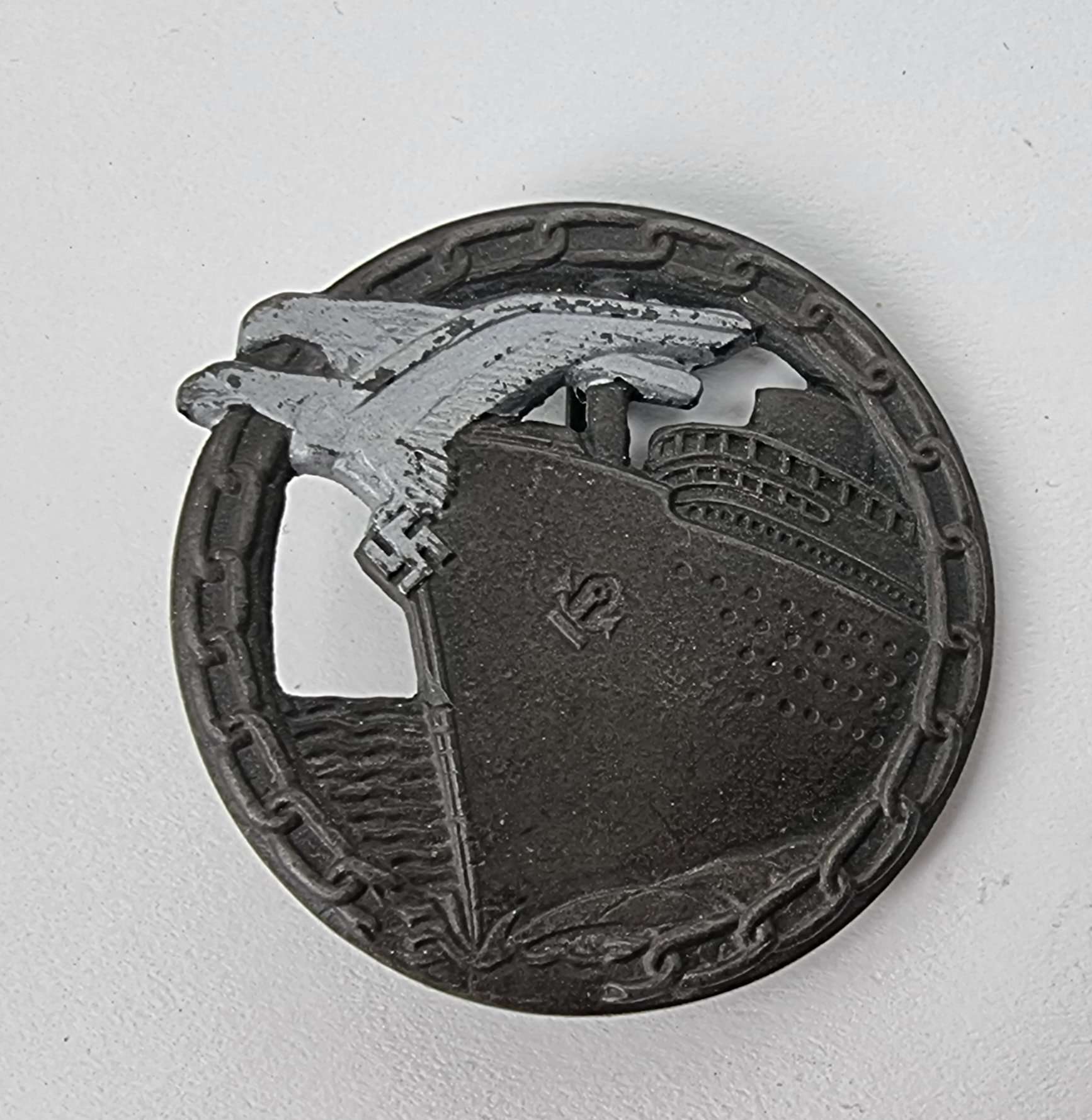 WWII German Navy Kriegsmarine Blockade Runner Badge - Trade In Military