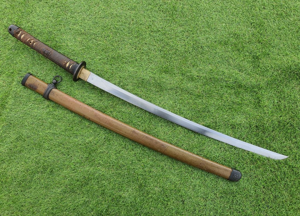 WWII Japanese Officers Type 44 Katana with Scabbard - Trade In Military