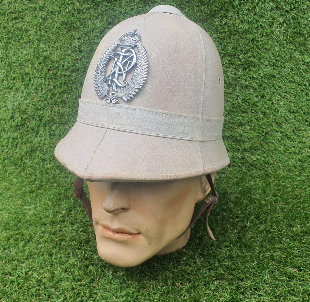 WWII Era White New Zealand Police Cork Helmet - Trade In Military