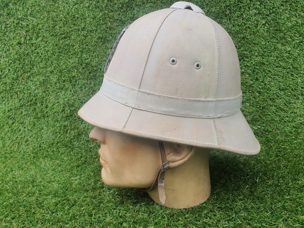 WWII Era White New Zealand Police Cork Helmet - Trade In Military