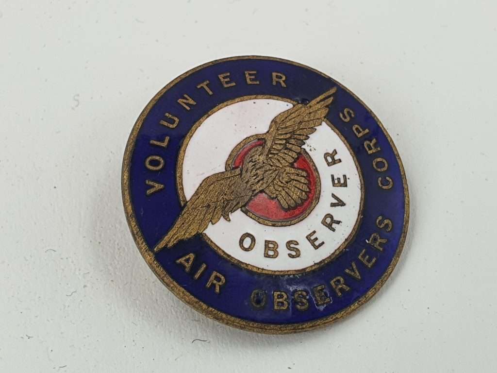 WWII Australian Volunteer Air Observer Corps Badge - Trade In Military