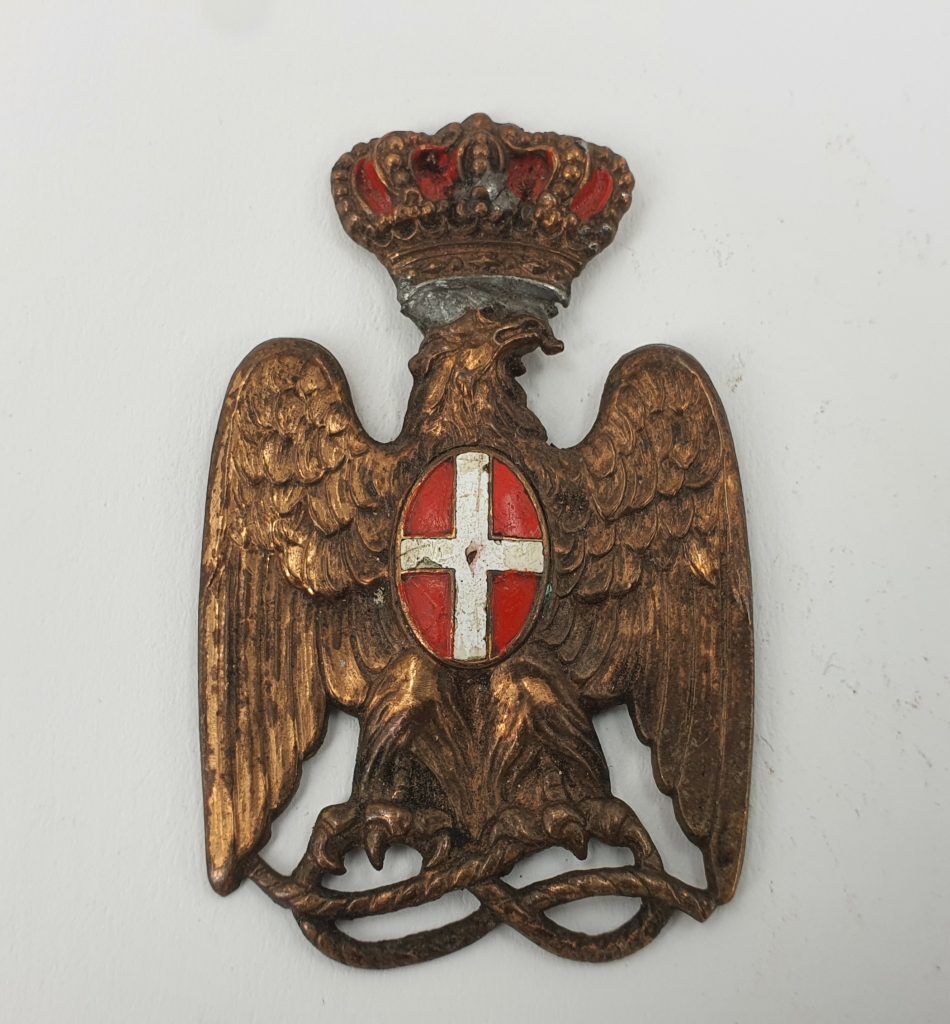 WWII Italian African Police Cap Badge - Trade In Military
