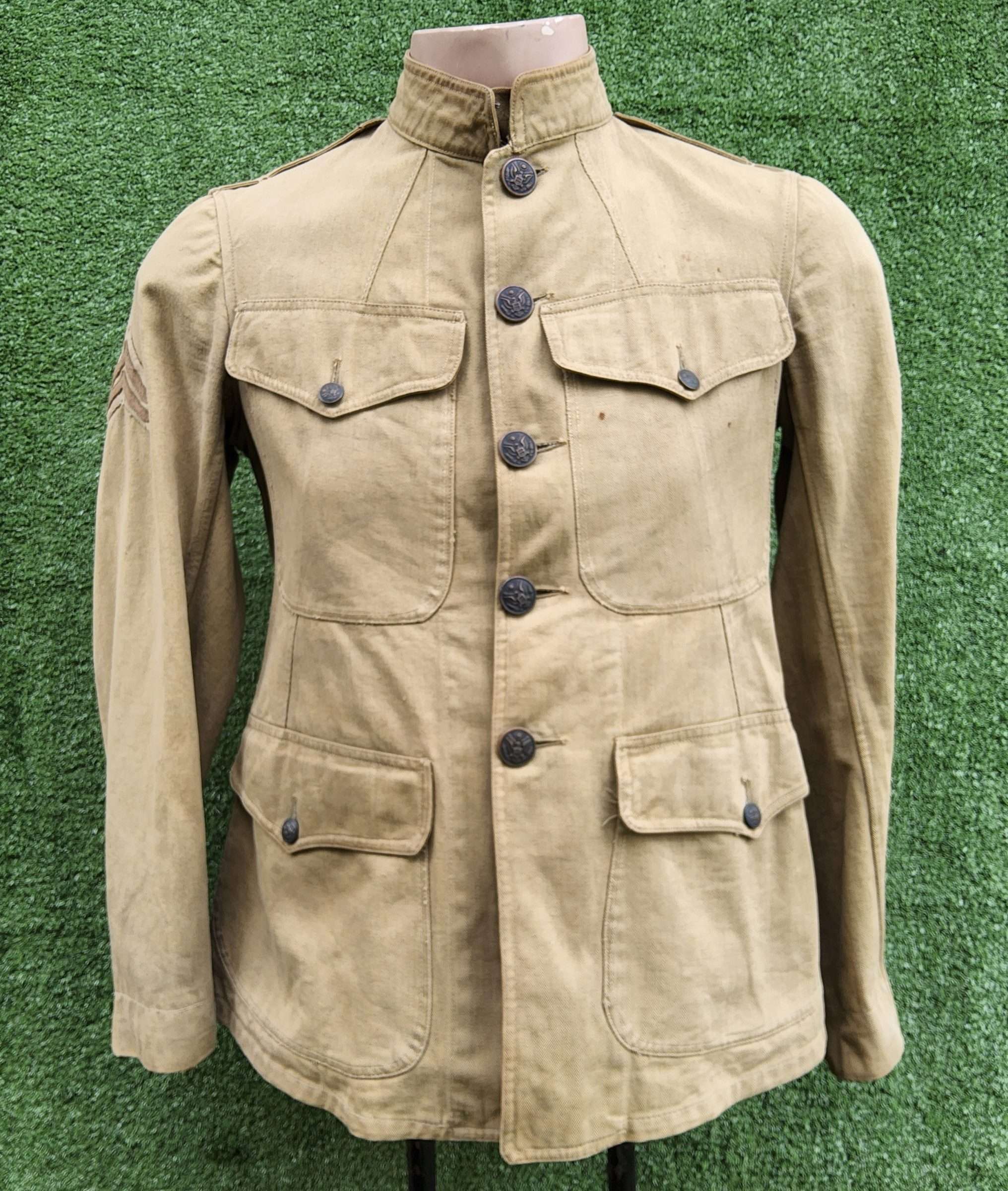 WWI US Army Corporal Tropical Tunic - Trade In Military