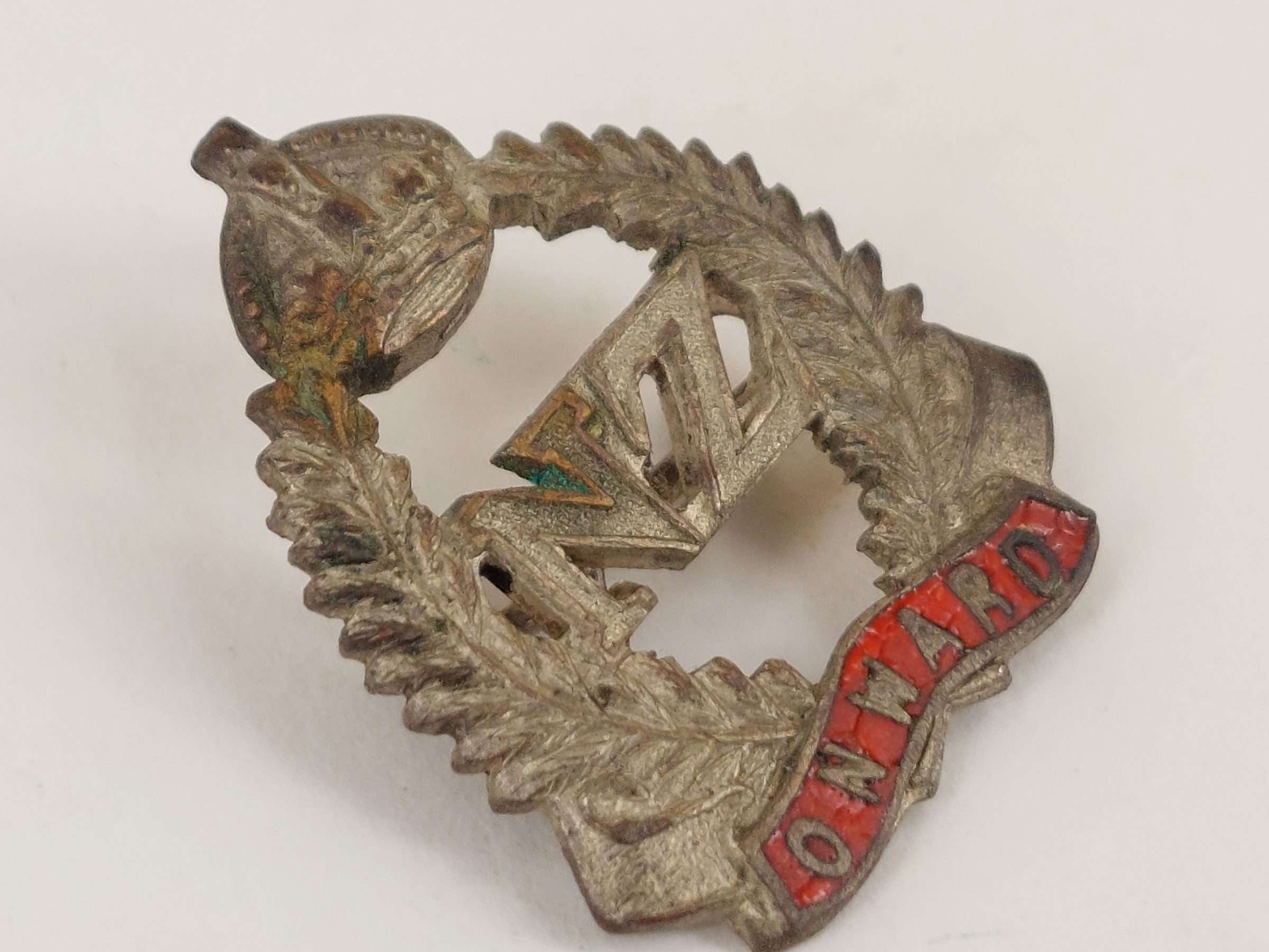 New Zealand Onward Sweetheart Badge KC - Trade In Military