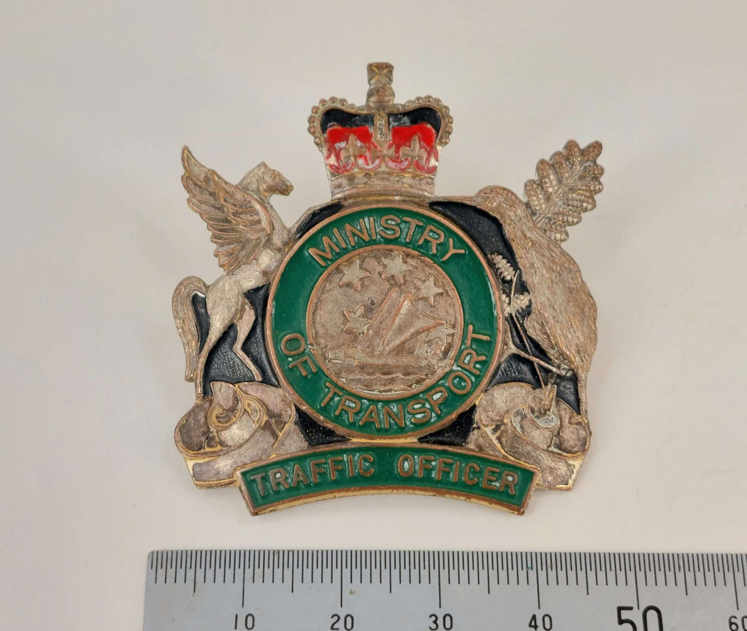 New Zealand Traffic Officers Cap Badge - Trade In Military